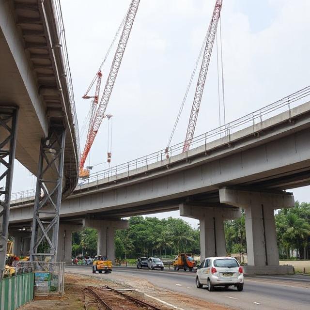 Steel Composite Girders Installed on Avinashi Road Flyover in ...