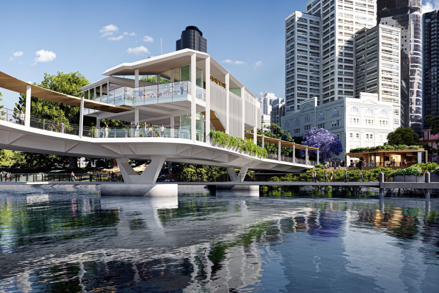 Kangaroo Point Green Bridge, Brisbane - SSMB