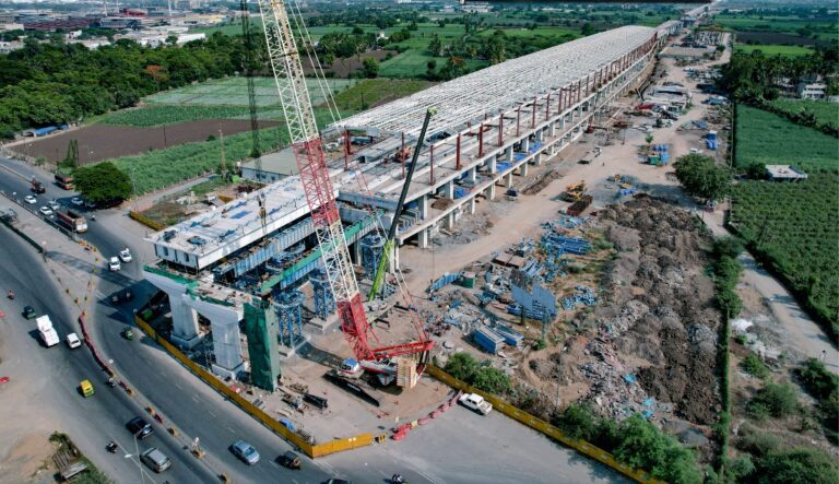 Bullet Train Project Reaches Key Milestone with Slab Completion - SSMB